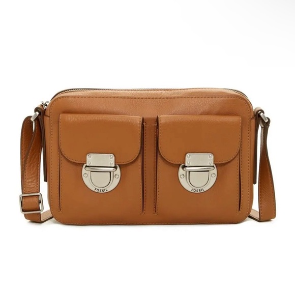 Fossil | Bags | Fossil Riley Leather Crossbody Bag | Poshmark